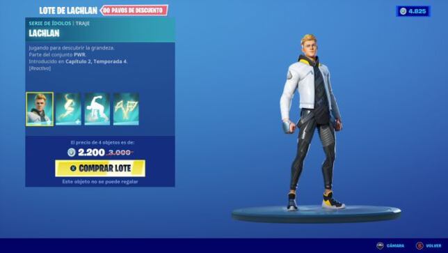 Fortnite: skin Lachlan ya disponible; precio y contenidos - Meristation