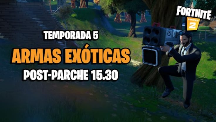 Armas Exóticas En Fortnite Temporada 5 Todas Las Ubicaciones Y Cómo