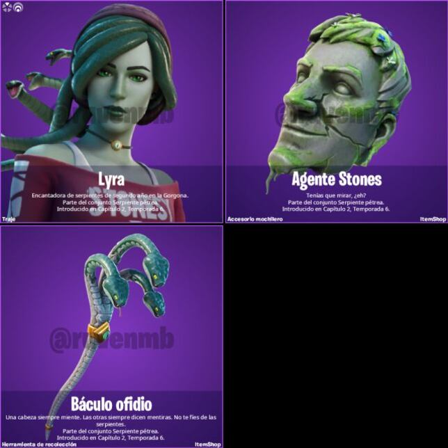 Fortnite: Pack de Desafío de Serpiente Pétrea (skin Lyra) ya disponible ...