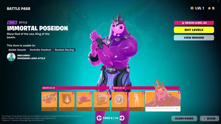 Fortnite Chapter 5 Season 2 Battle Pass: All Outfits and Rewards ...