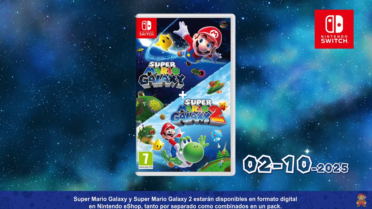 Super Mario Galaxy 1 y 2 regresan con una remasterización para Switch ...