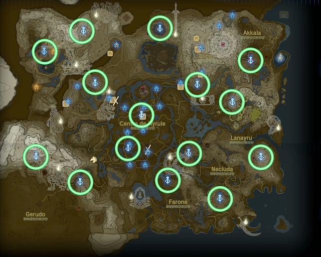 Cómo revelar el mapa de la Superficie y el Cielo en The Legend of Zelda ...