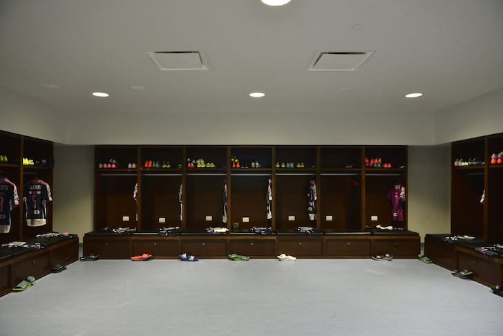 Inside the world's most stunning football changing rooms - AS USA