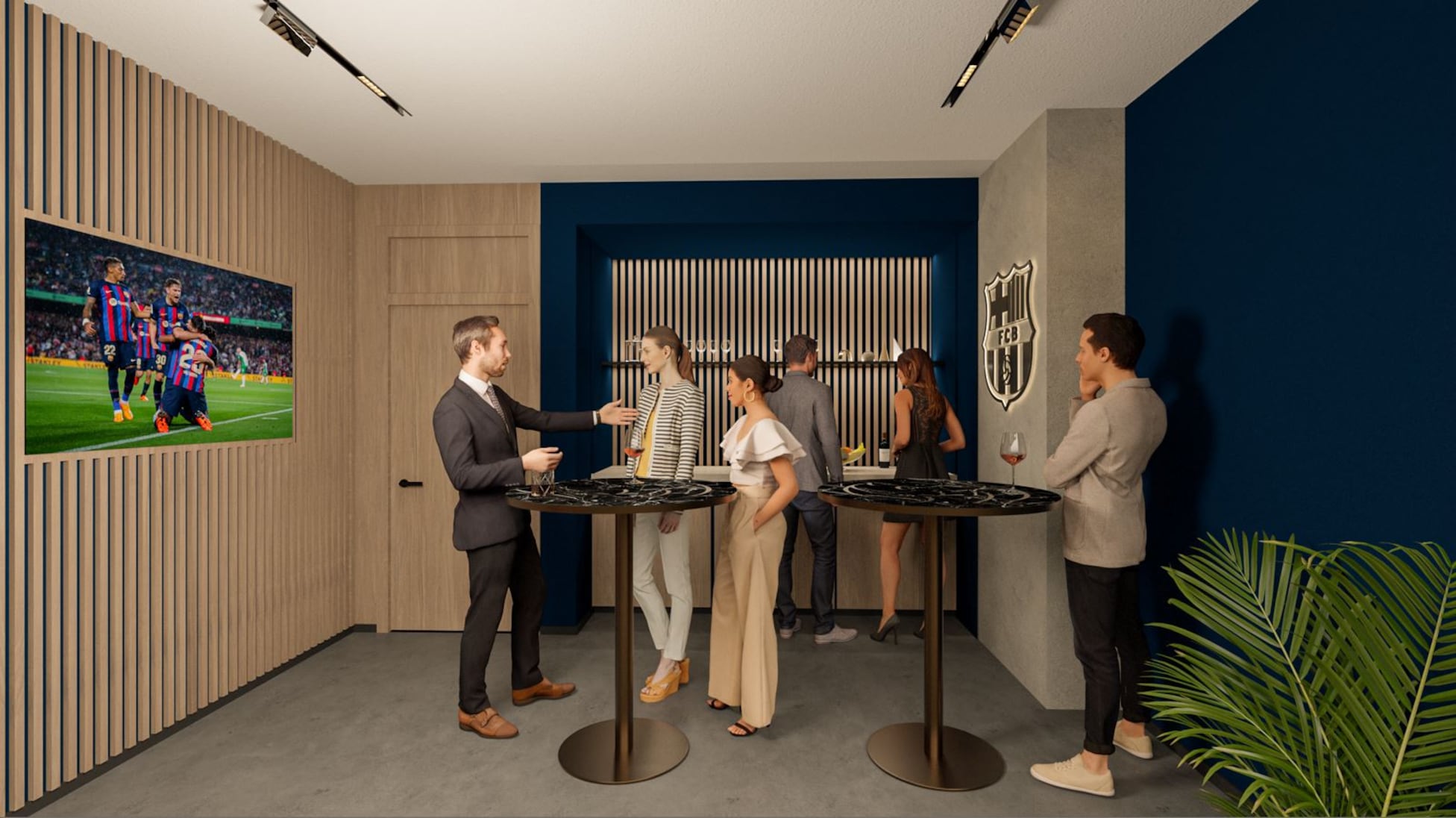 La joya de la corona del nuevo Camp Nou: su zona más lujosa Así serán ...