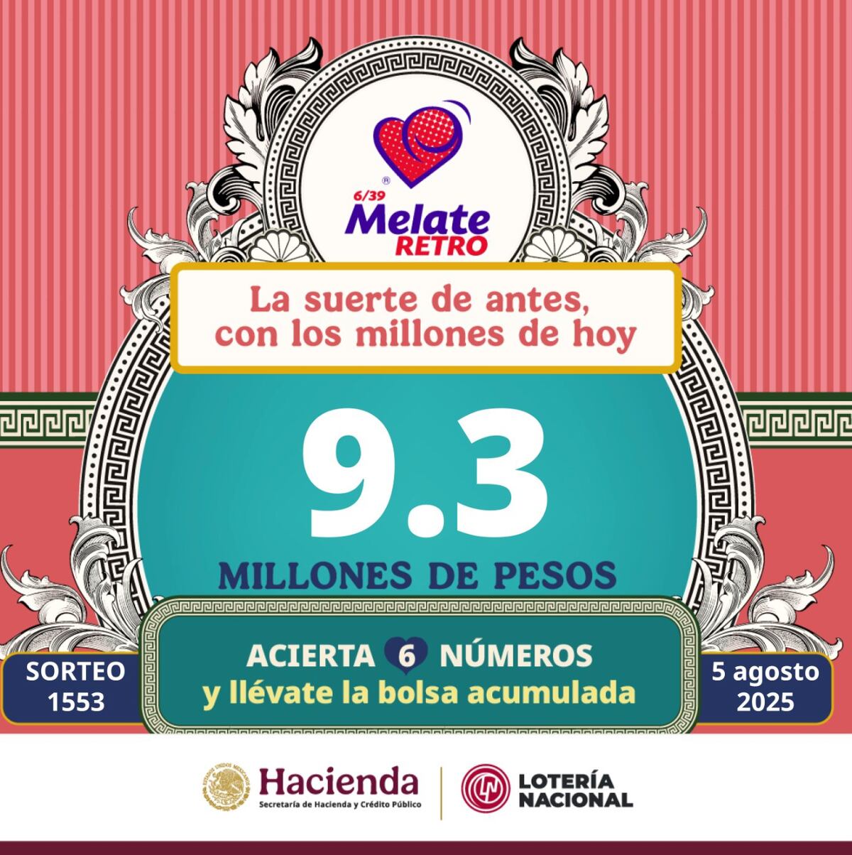 Resultados Melate Retro: números que cayeron hoy y premios del sorteo ...