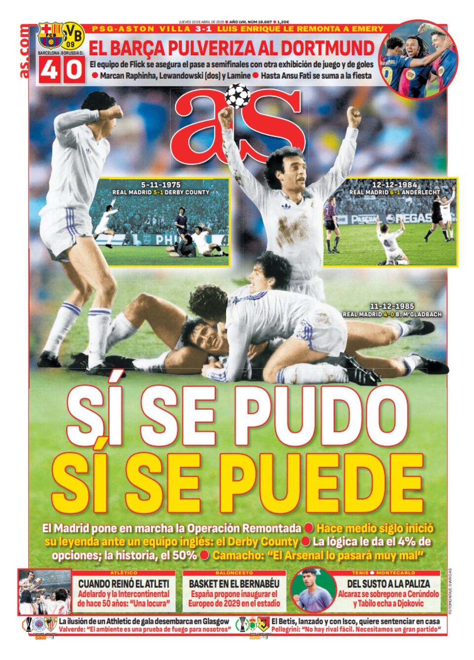 Las portadas de AS de abril - AS.com