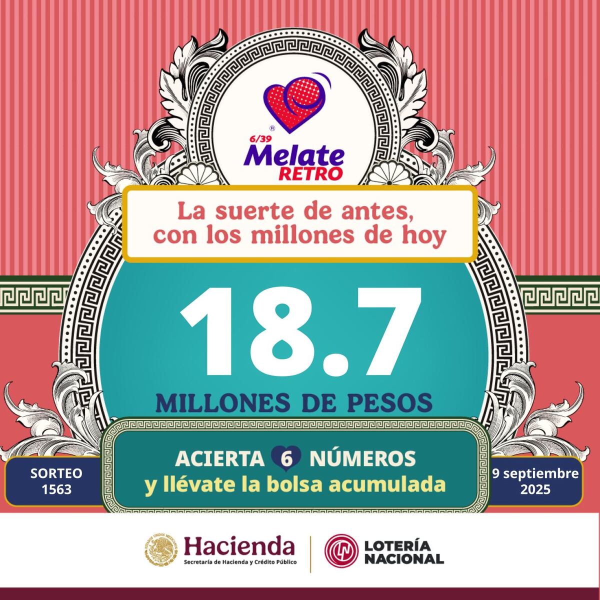 Resultados Melate Retro: números que cayeron hoy y premios del sorteo ...