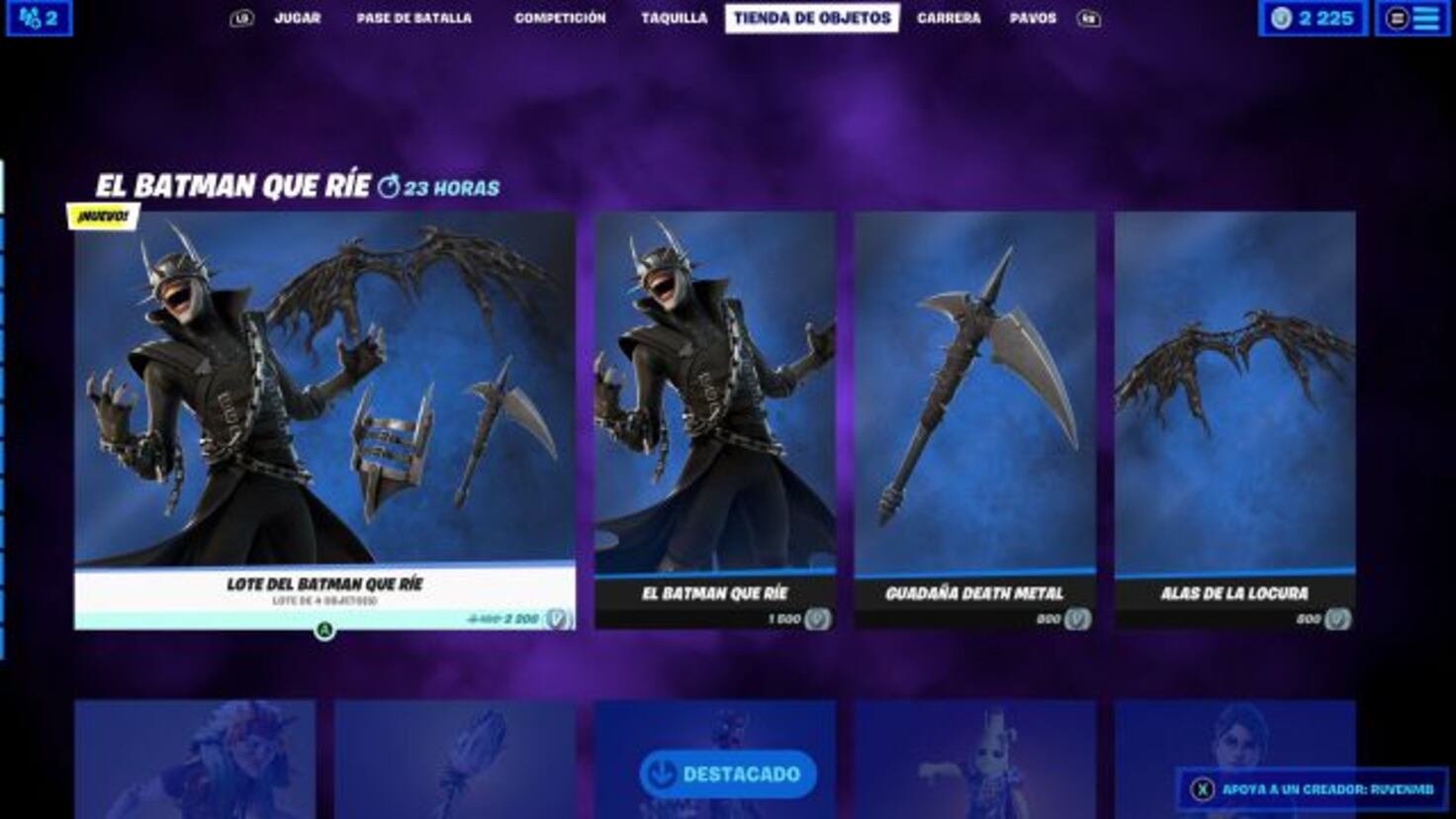 Fortnite: skin El Batman que Ríe ya disponible; precio y contenidos ...
