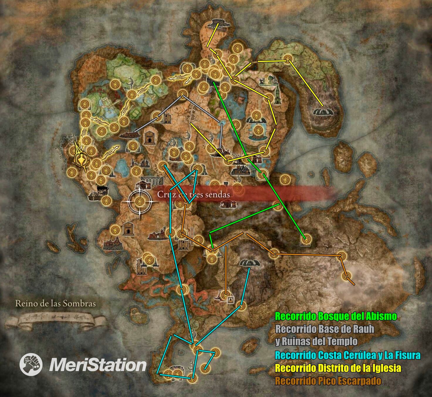 Mapa interactivo de Shadow of the Erdtree: todos los jefes, armas, y mazmorras del DLC de Elden ...