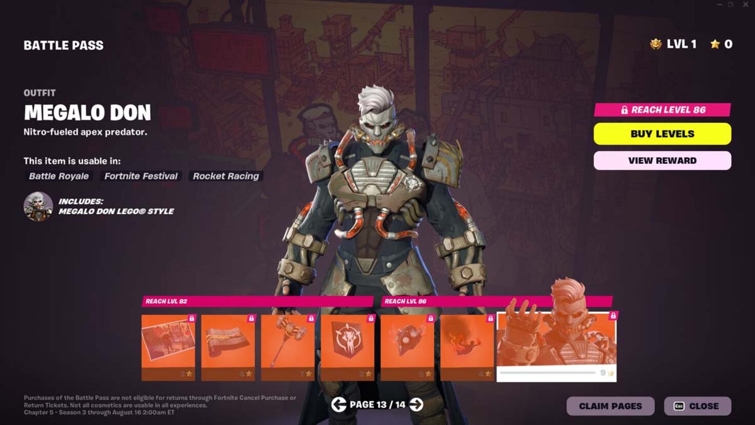 Fortnite Chapter 5 Season 3 Battle Pass: All Outfits and Rewards ...