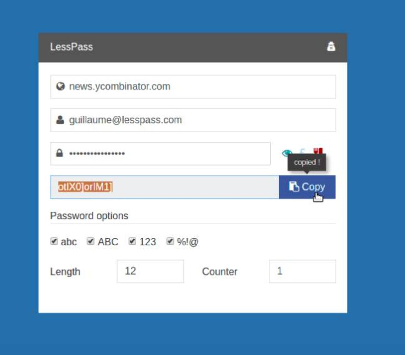 LessPass, olvídate de tener que memorizar contraseñas - Meristation