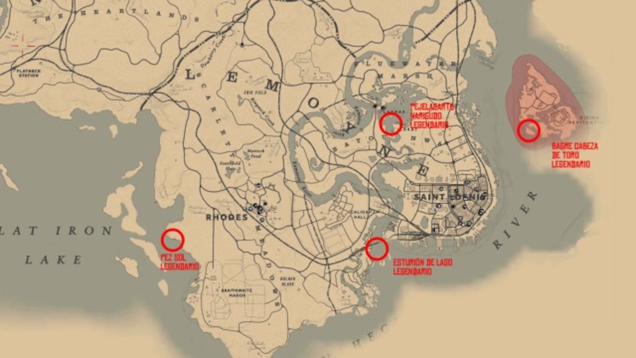 Todos los peces legendarios de Red Dead Redemption 2 - Meristation