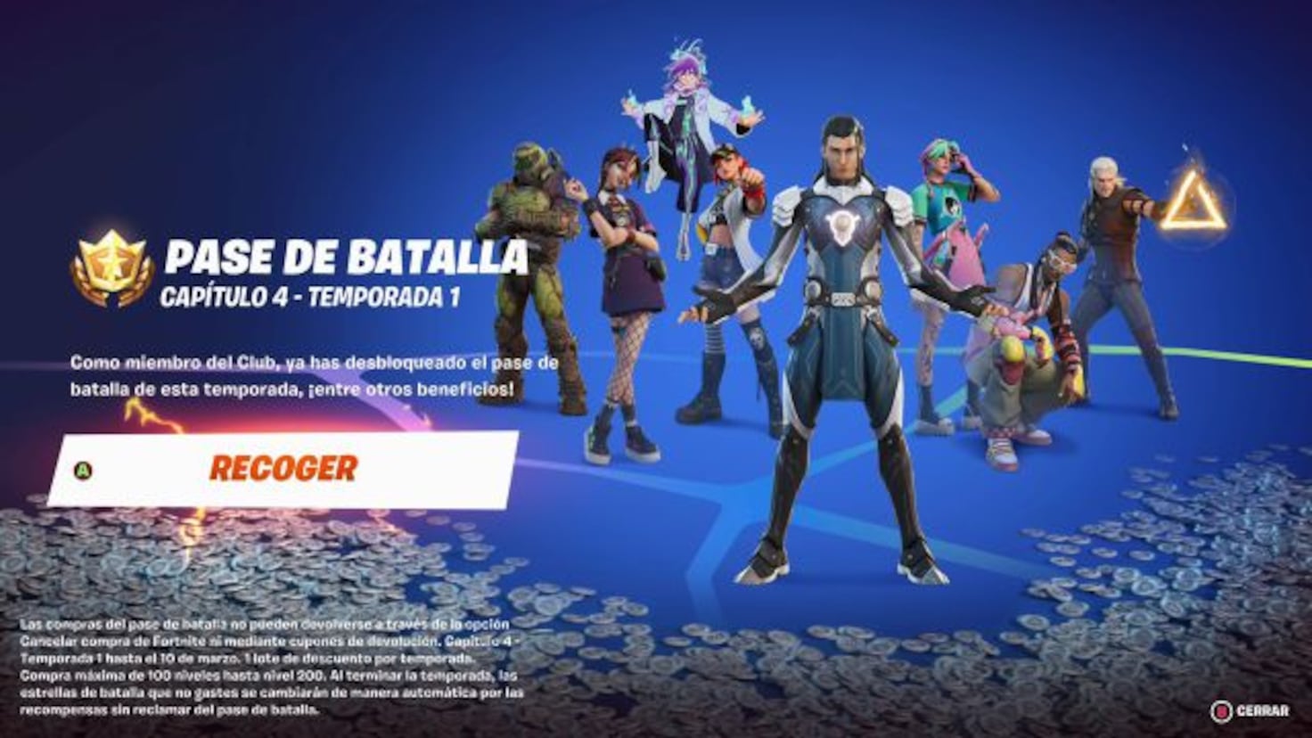 Pase de Batalla de Fortnite Capítulo 4 - Temporada 1: todas las skins y recompensas - Meristation