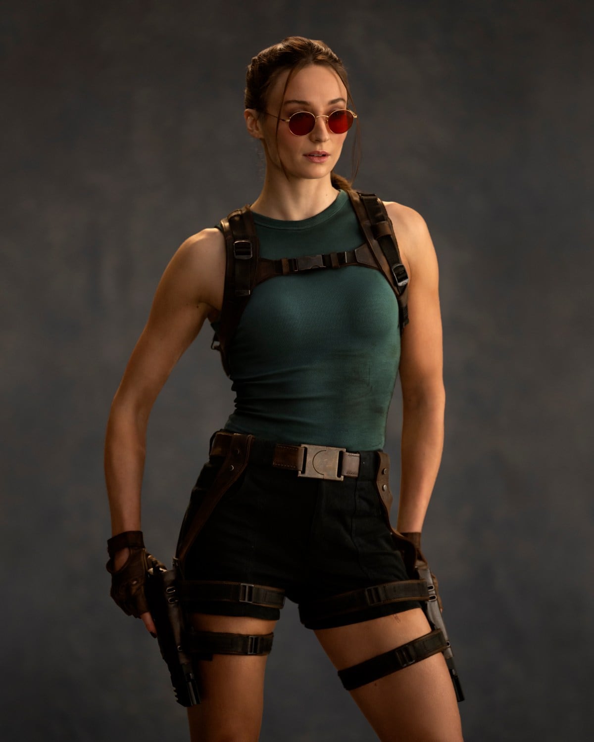 First image of Sophie Turner as Lara Croft in the Tomb Raider reboot on ...