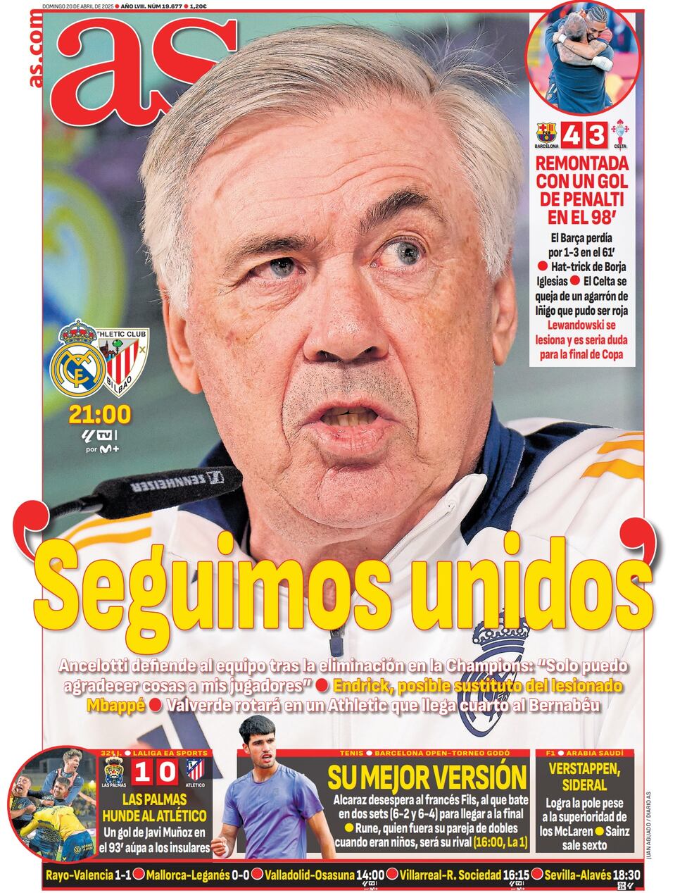 Las portadas de AS de abril - AS.com