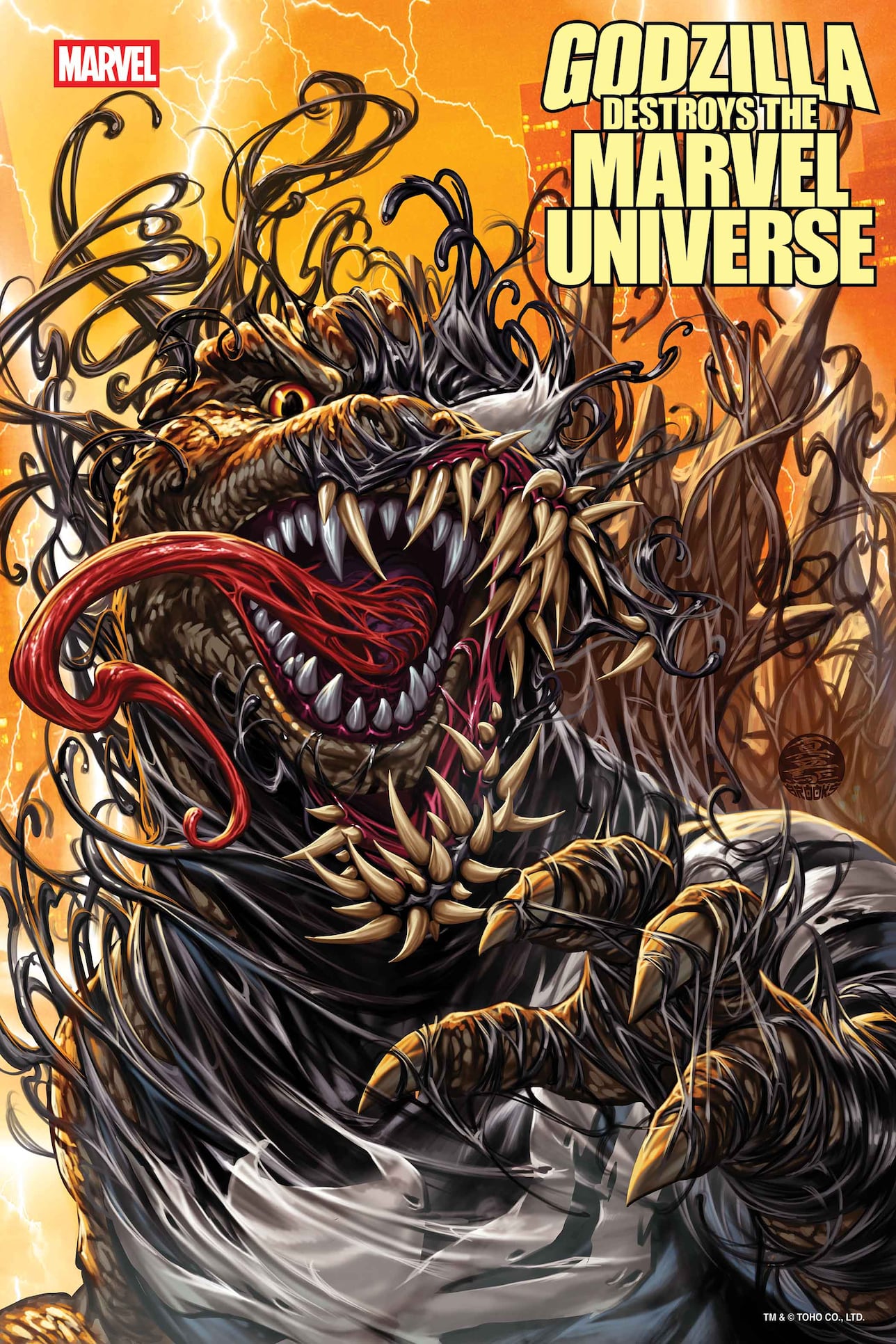 Godzilla becomes Venom’s latest host in Marvel’s epic crossover ...