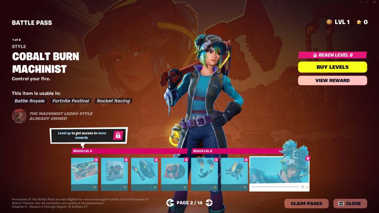 Fortnite Chapter 5 Season 3 Battle Pass: All Outfits and Rewards ...