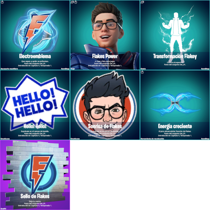 Flakes Power en Fortnite: así es la nueva skin de la Serie de Ídolos ...