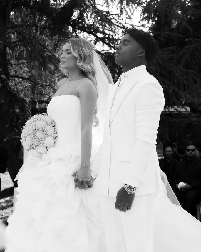 La romántica fiesta de boda de Endrick y Gabriely - AS.com