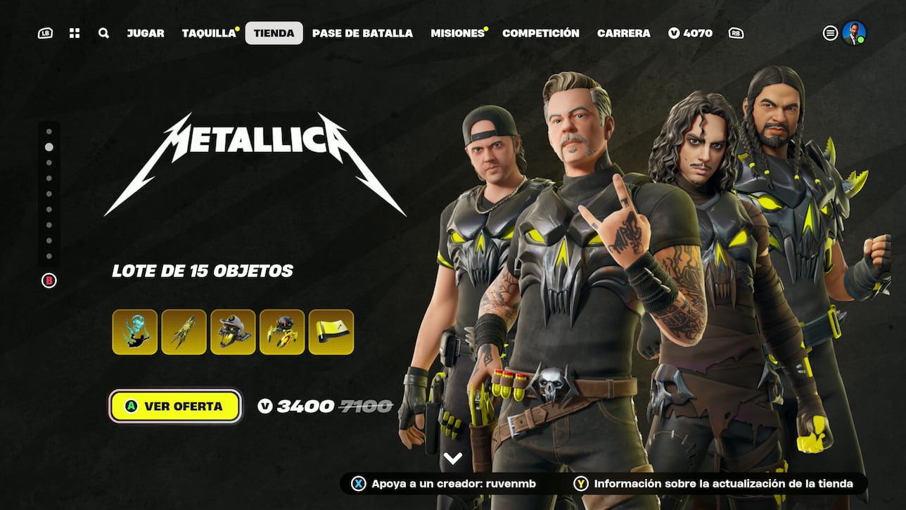 Cómo conseguir todas las skins de Metallica en Fortnite y hasta cuándo están disponibles ...
