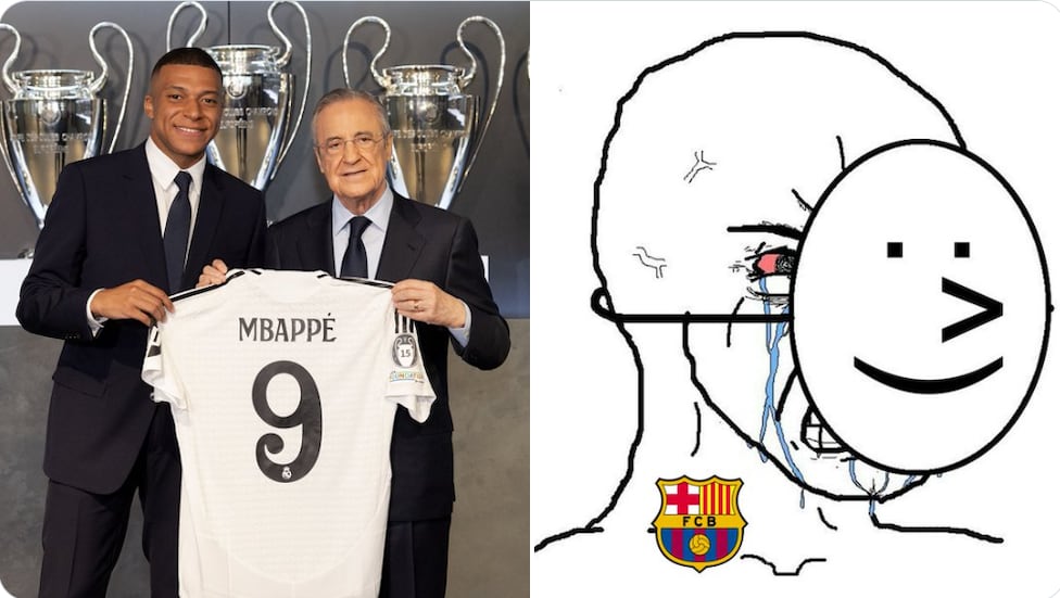 Los mejores memes de la presentación de Mbappé con el Real Madrid - AS.com