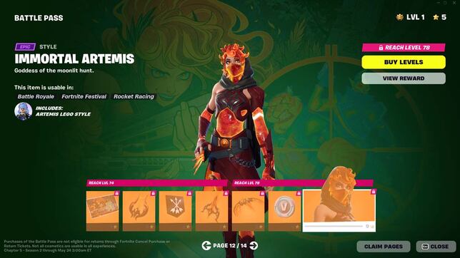 Fortnite Chapter 5 Season 2 Battle Pass: All Outfits and Rewards ...