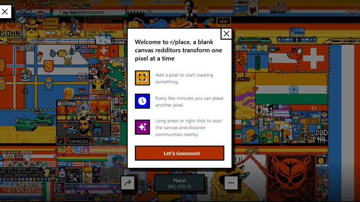 Reddit Place: what is it, how to add a pixel, rules, and when it ends ...