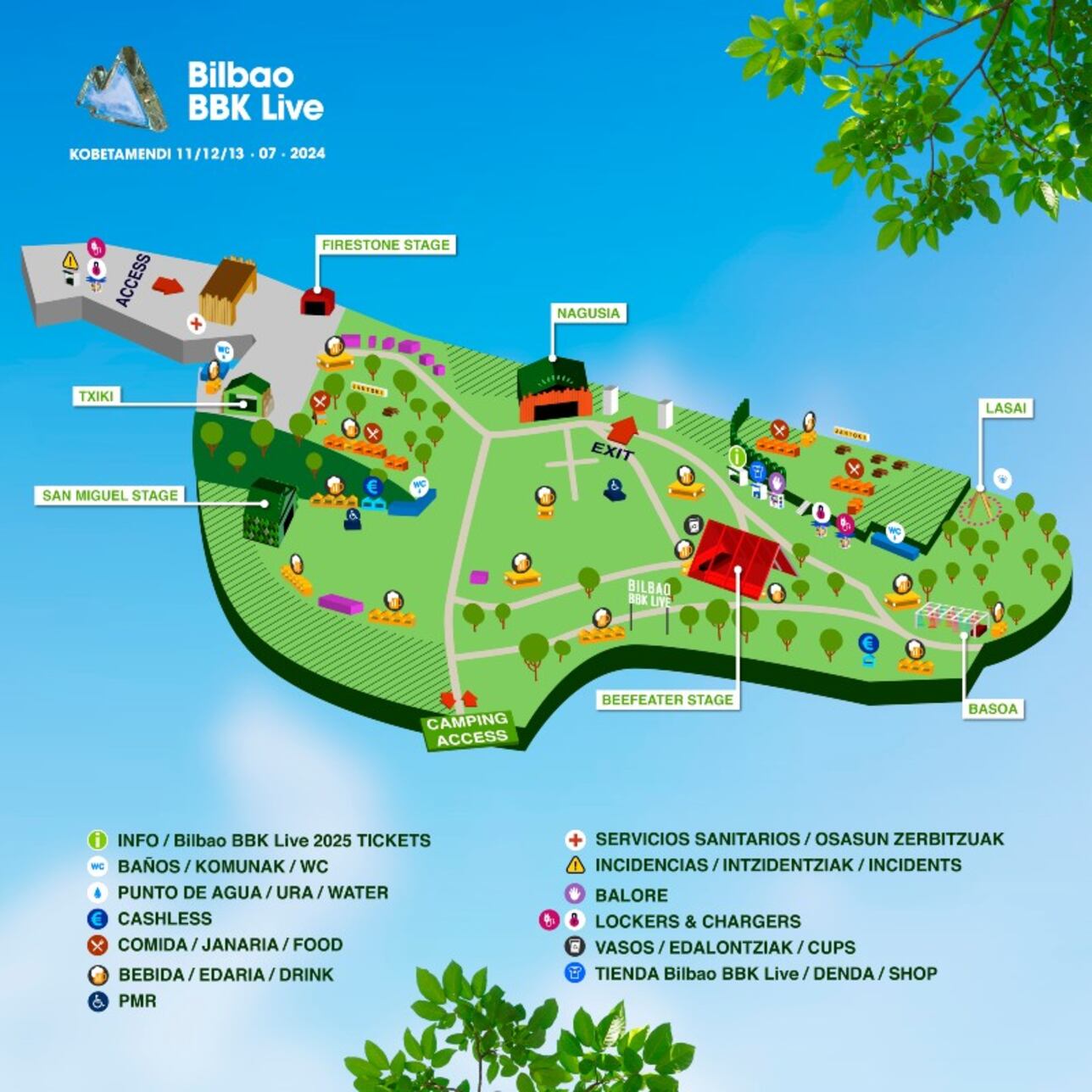 BBK Festival 2024: fechas, horarios, cartelera de artistas, cómo llegar ...