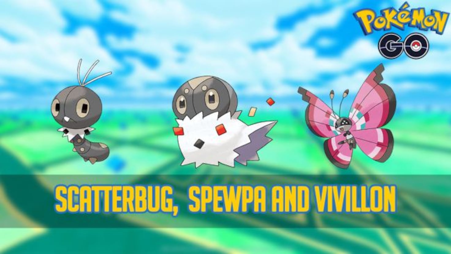 How to get Pokémon #664 Scatterbug, #665 Spewpa and #666 Vivillon in Pokémon GO - Meristation