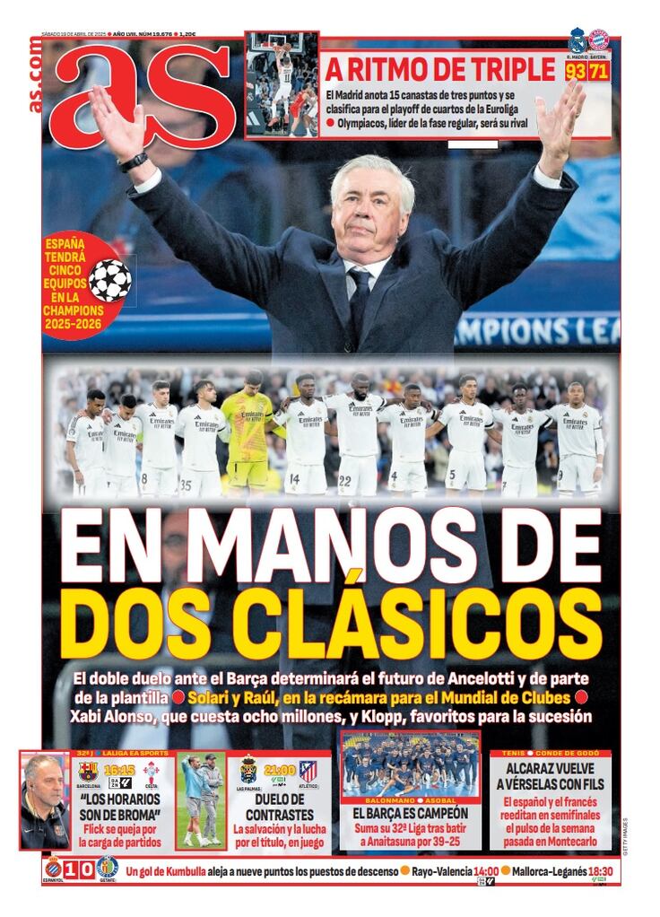 Las portadas de AS de abril - AS.com