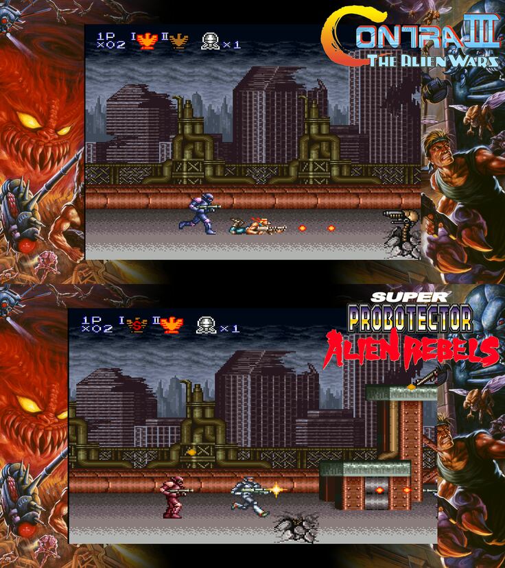 La censura de la saga Contra de Konami en Europa: así nació Probotector ...