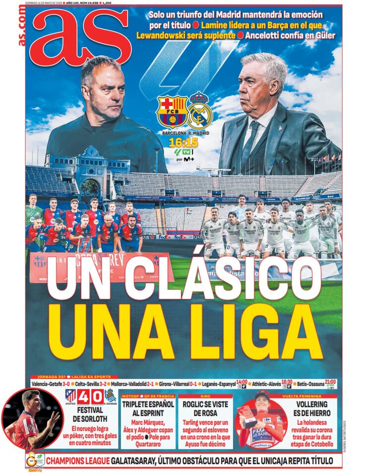 Las portadas de AS de mayo - AS.com