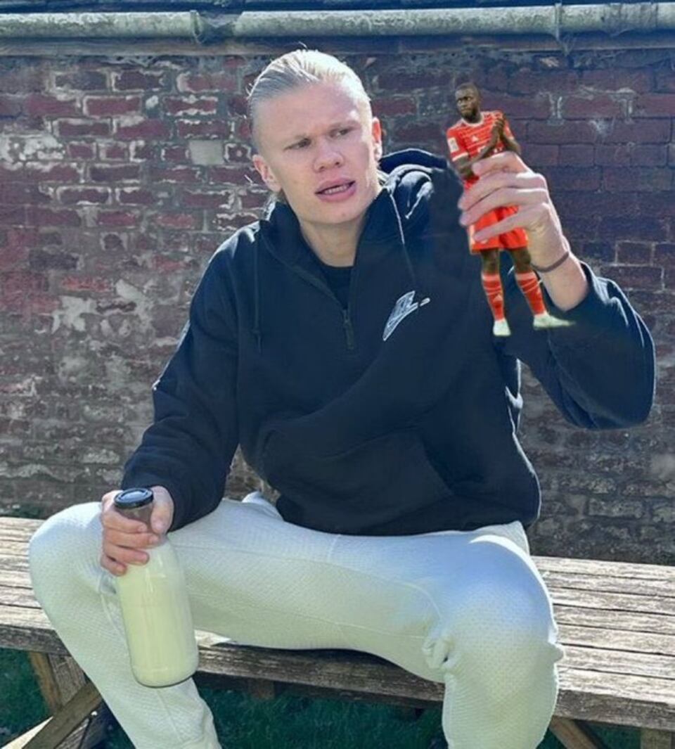 El penalti fallado de Haaland y Upamecano, protagonistas de los memes ...