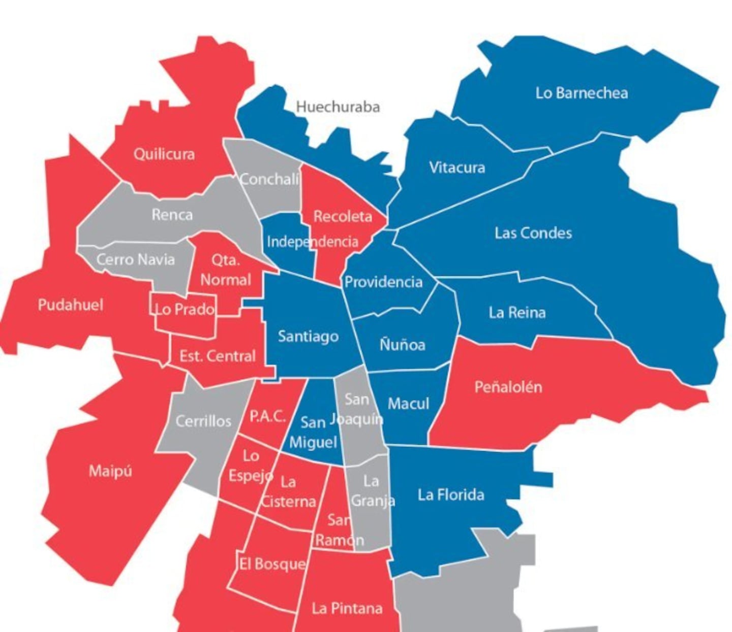 El nuevo mapa de Chile: el pacto ganador y los tres grandes perdedores ...