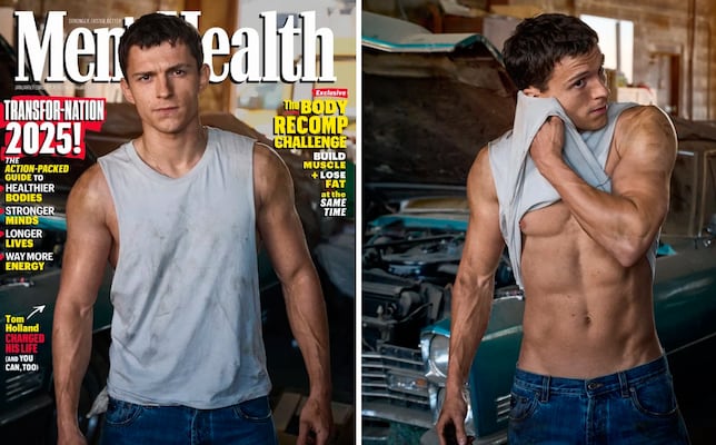 Tom Holland dazzles with a stunning physical transformation that gives ...