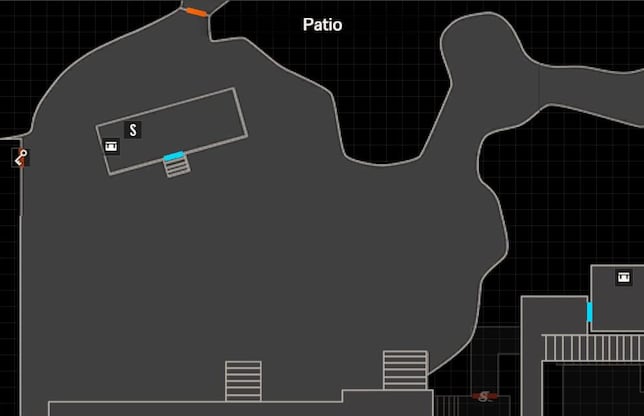 Resident Evil 7, Guía Completa - Mapas - Patio - Meristation