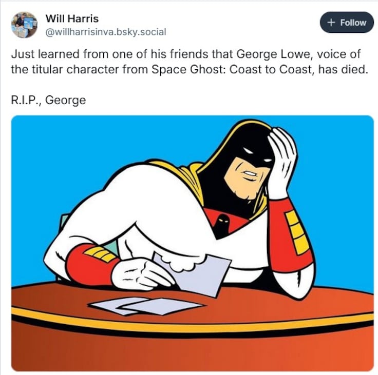 George Lowe dies at the age of 67: What was the Space Ghost voice actor’s cause of death ...