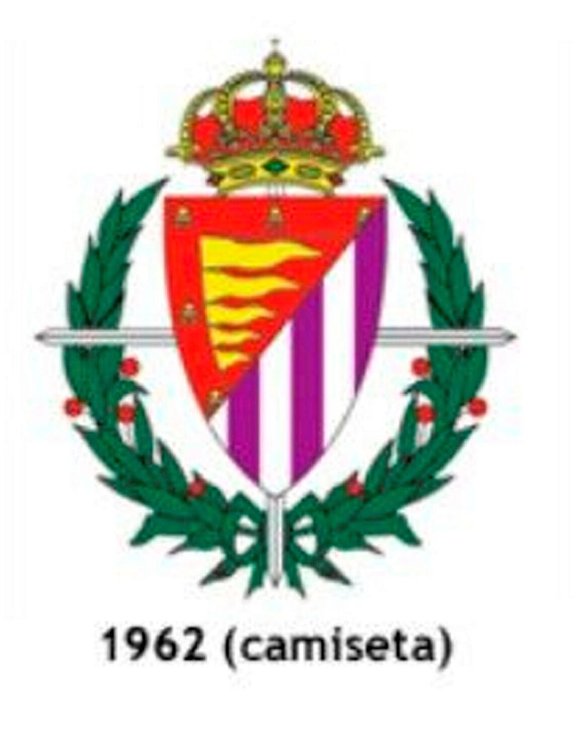 La evolución del escudo del Real Valladolid a lo largo de la historia ...
