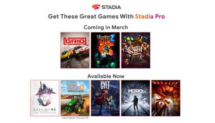 Stadia Pro: el nuevo GRID y más son los juegos gratis de marzo - Meristation
