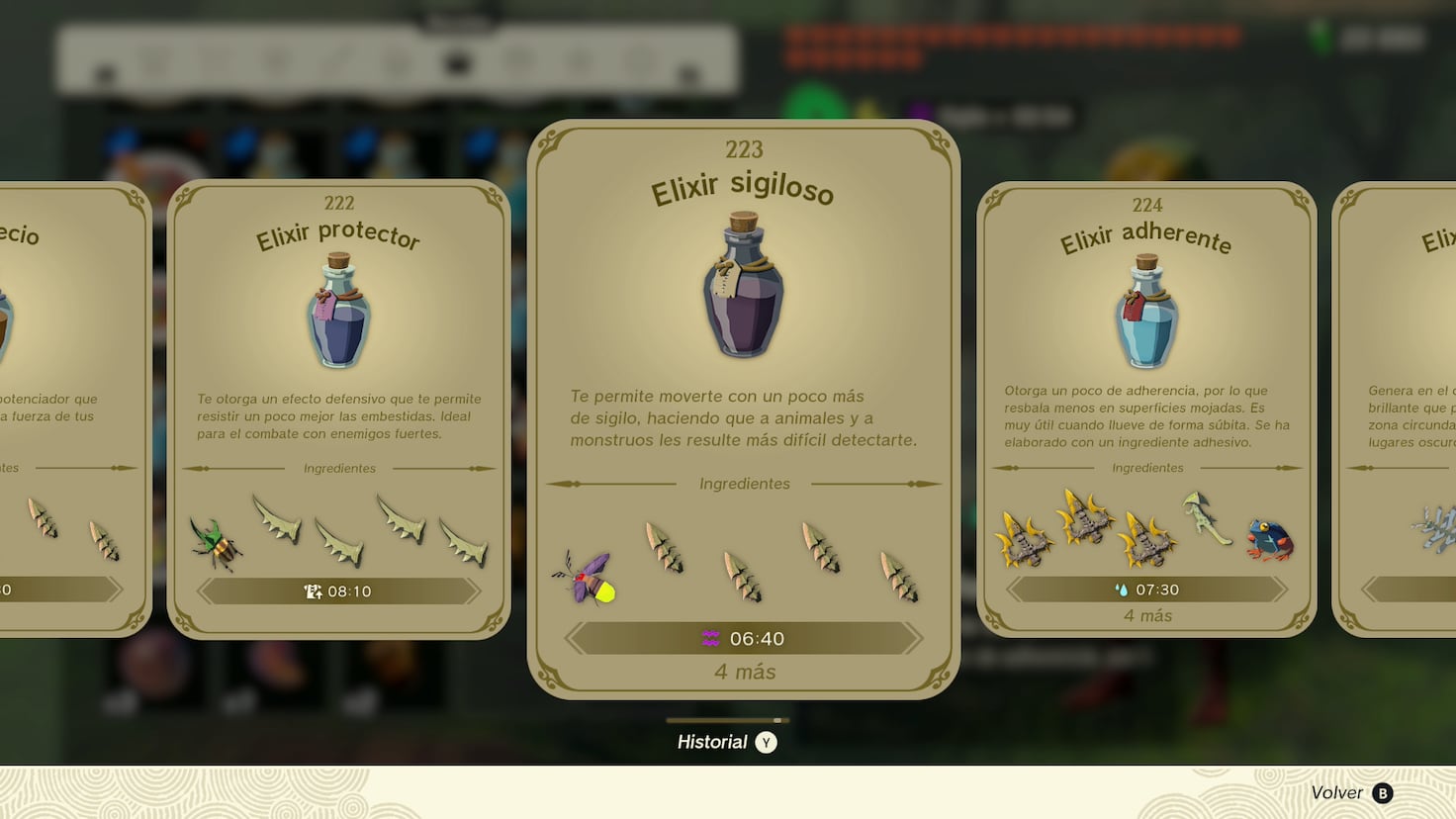 Cómo crear todos los Elixires en The Legend of Zelda: Tears of the Kingdom - Meristation