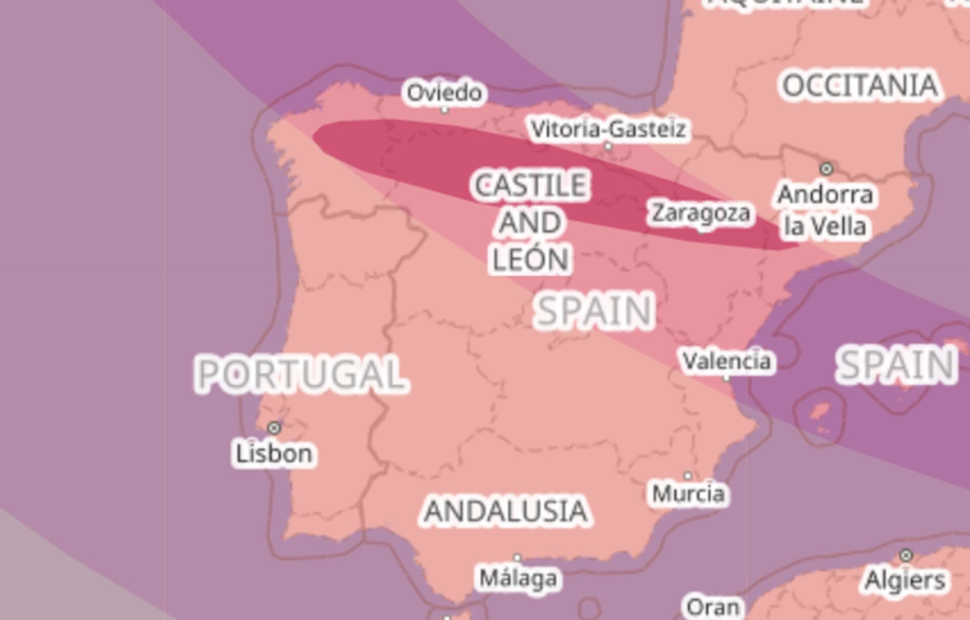 Los lugares de España donde se verá el eclipse solar 2026: mapa, recorrido y dónde será total ...