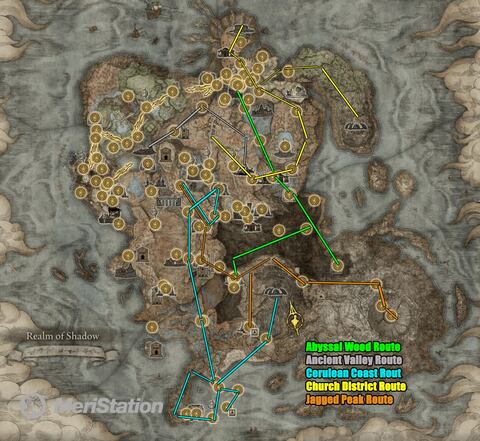 Shadow of the Erdtree Interactive Map: All Bosses, Weapons and Dungeons ...