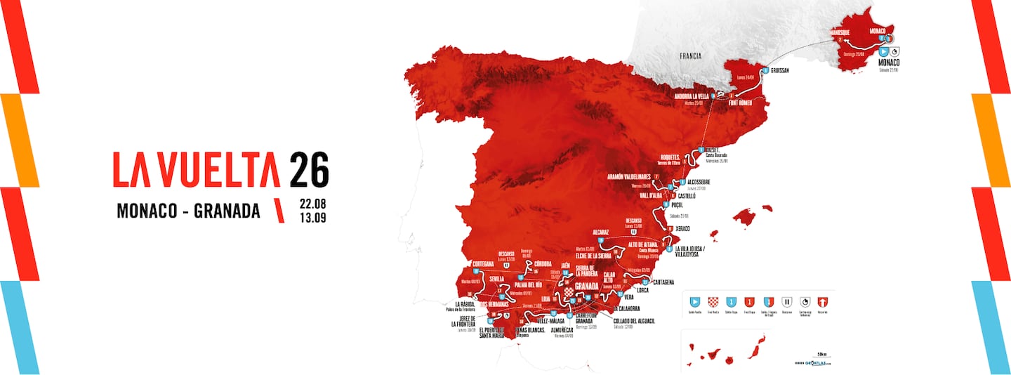 Vuelta a España 2026: recorrido, etapas, perfiles y fechas de la prueba ...