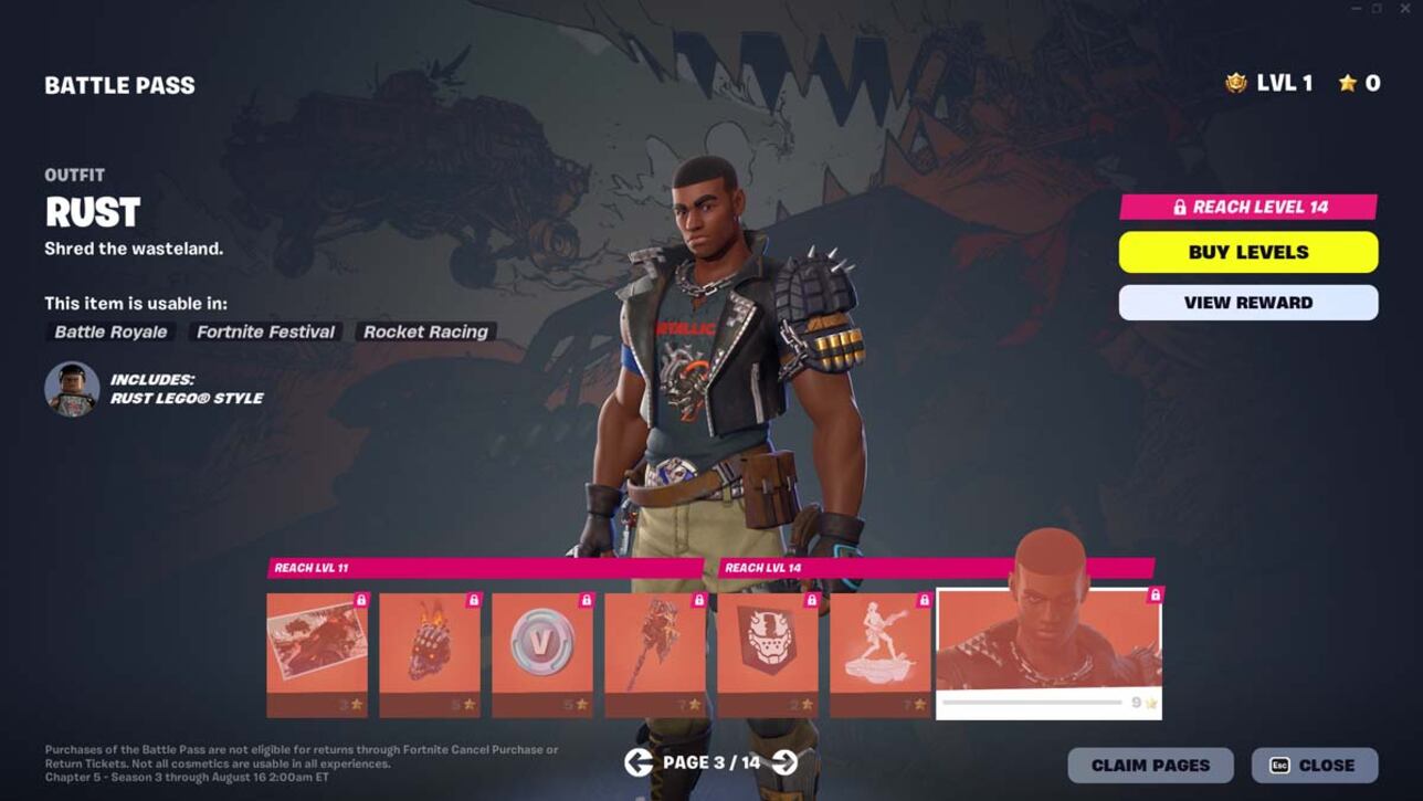 Fortnite Chapter 5 Season 3 Battle Pass: All Outfits and Rewards ...