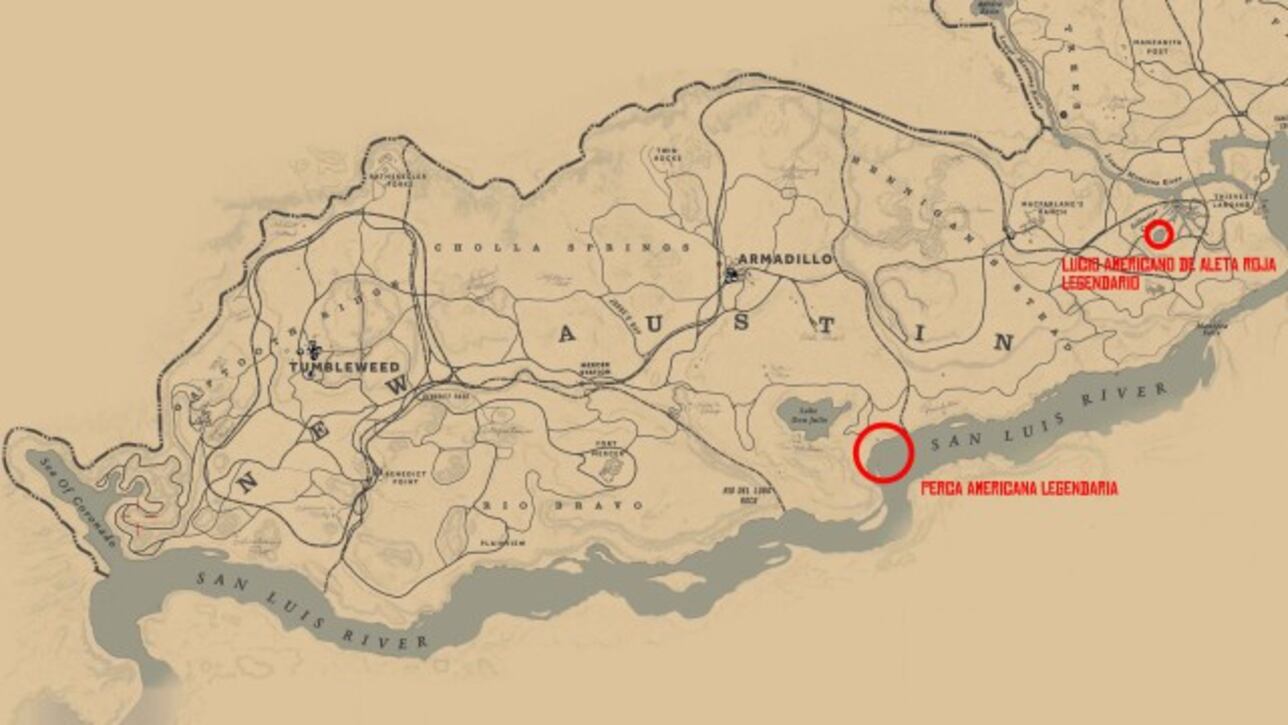 Todos los peces legendarios de Red Dead Redemption 2 - Meristation