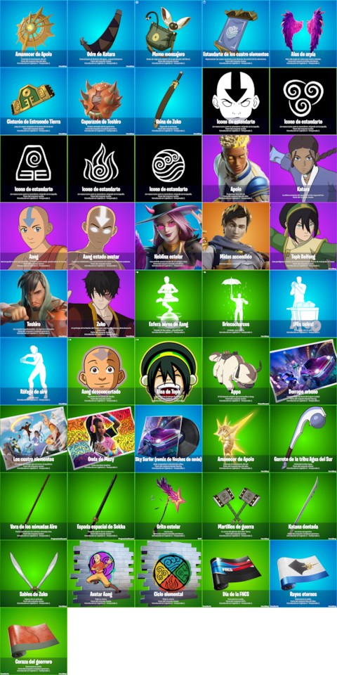 Parche 29.20 de Fortnite: evento de ‘Avatar’ con Aang, Katara, Zuko y ...