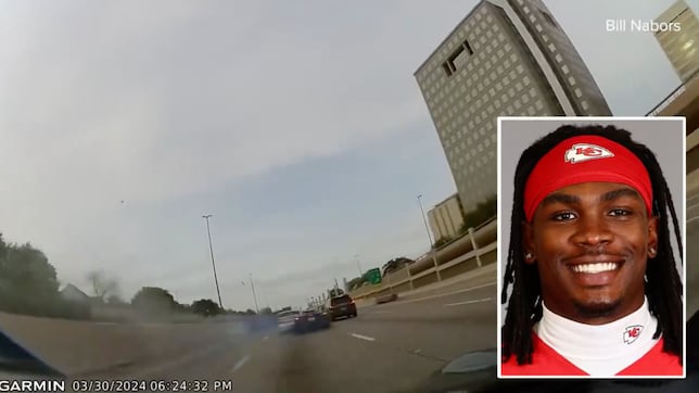 Dashcam footage shows car crash involving Rashee Rice - AS USA Dashcam footage shows car crash involving Rashee Rice - AS USA
