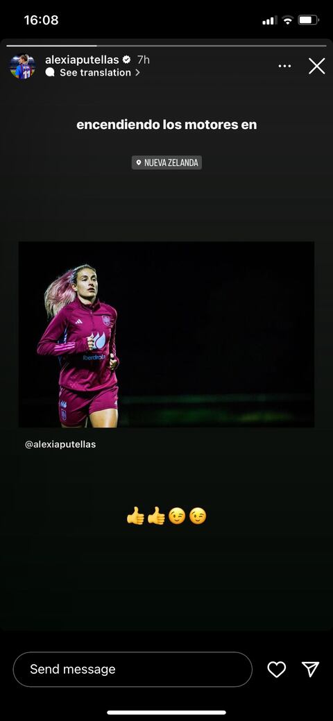 Alexia sends a calming message after injury worry - AS USA