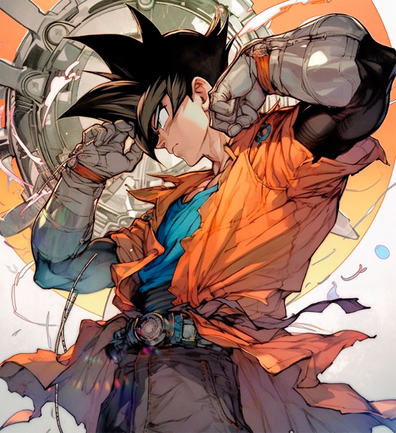 ‘Dragon Ball’: así es la brutal versión cyberpunk de Goku creada por un ...
