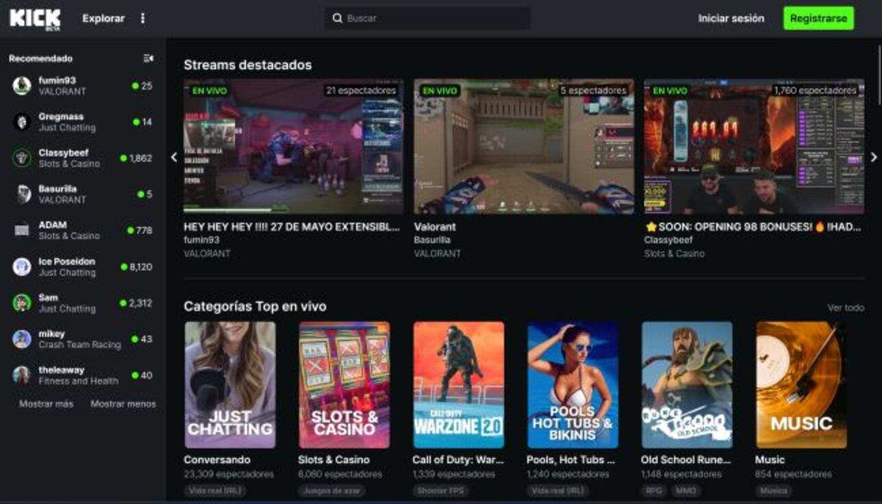 Así es Kick: en qué es mejor que Twitch y qué streamers tiene - Meristation